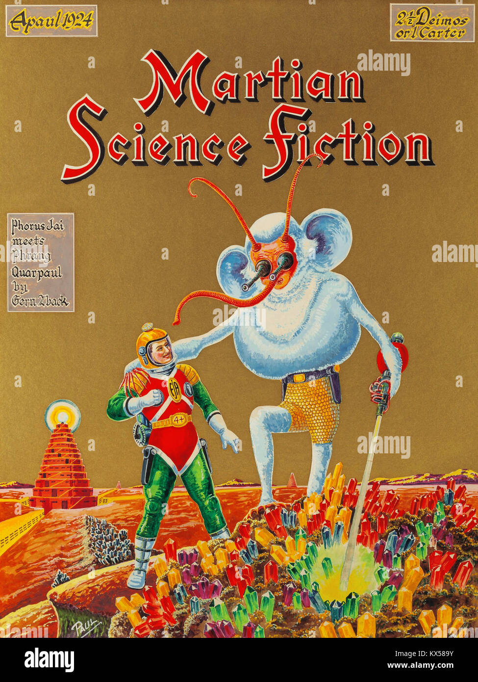 Martian Science Fiction Stock Photo - Alamy