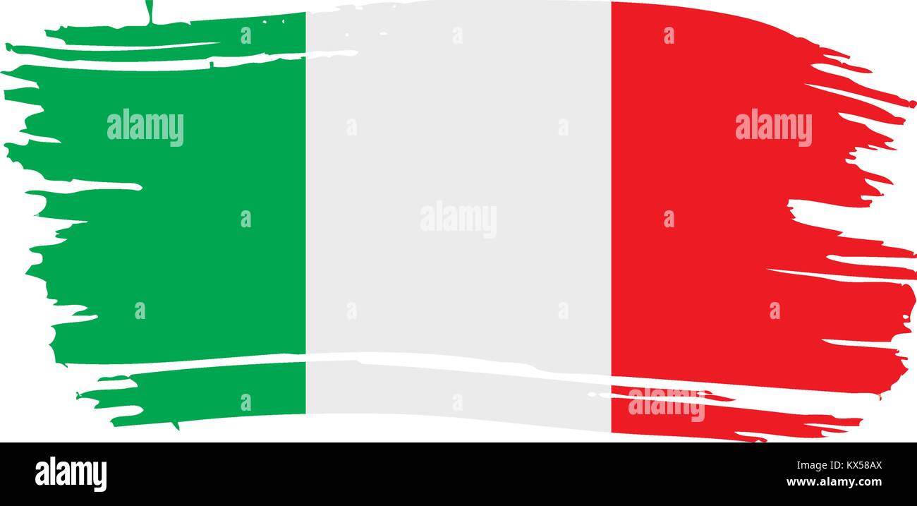 Italy flag, vector illustration Stock Vector Image & Art - Alamy
