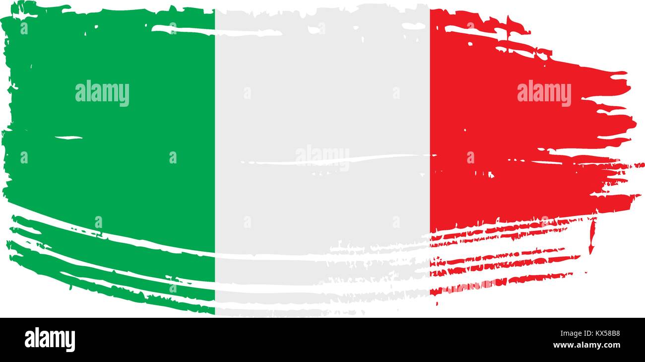 Italy flag, vector illustration Stock Vector Image & Art - Alamy