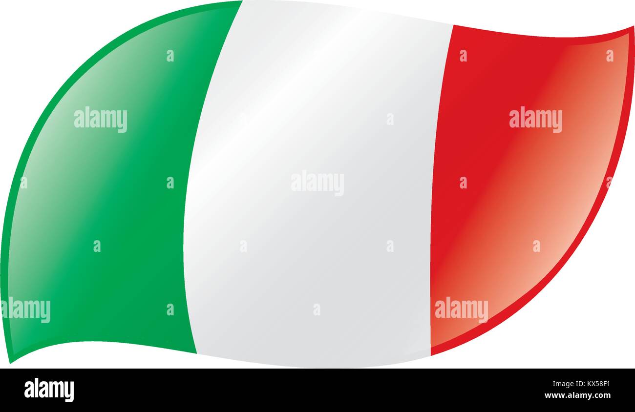 Italy flag, vector illustration Stock Vector Image & Art - Alamy