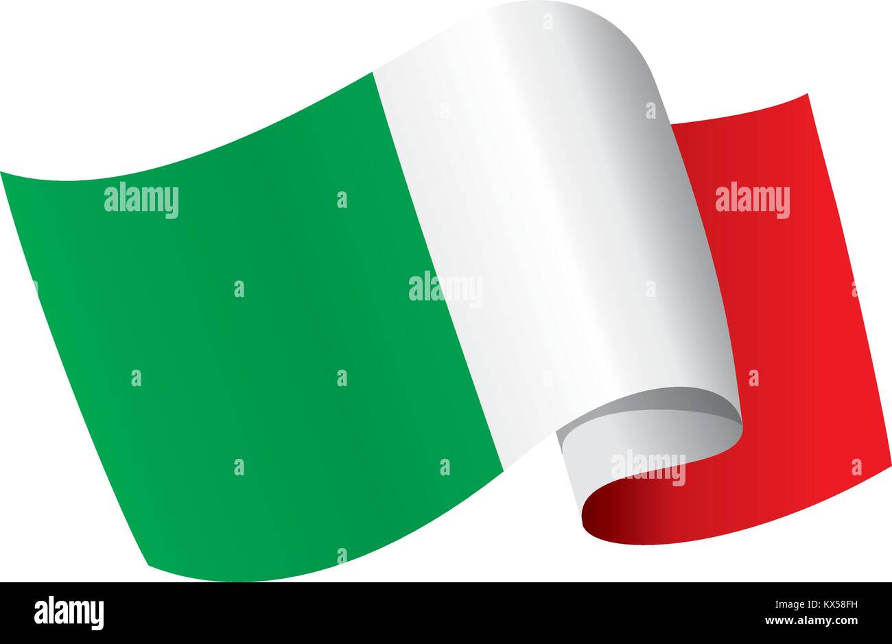 Italy flag, vector illustration Stock Vector Image & Art - Alamy