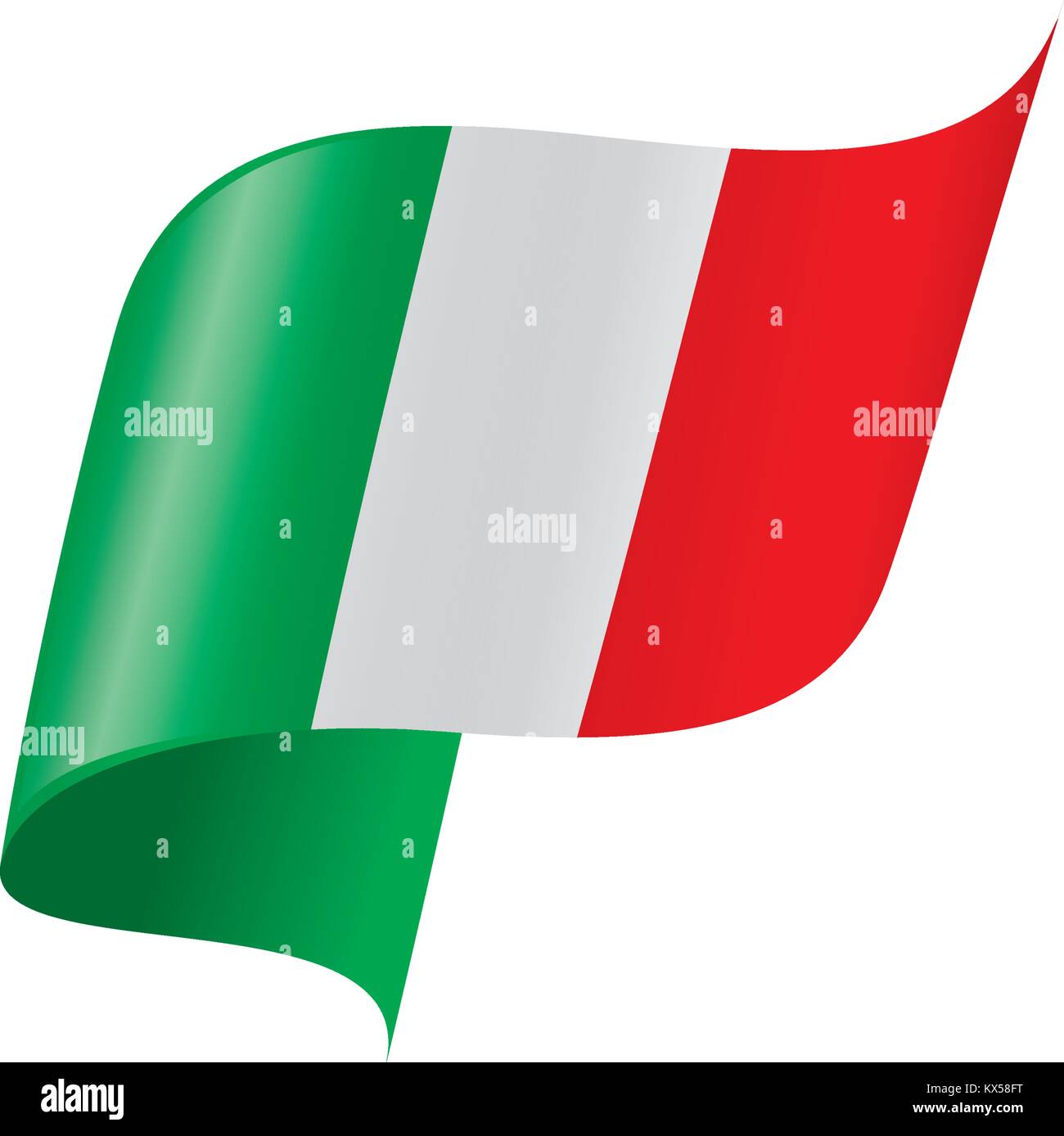 Italy flag, vector illustration Stock Vector Image & Art - Alamy