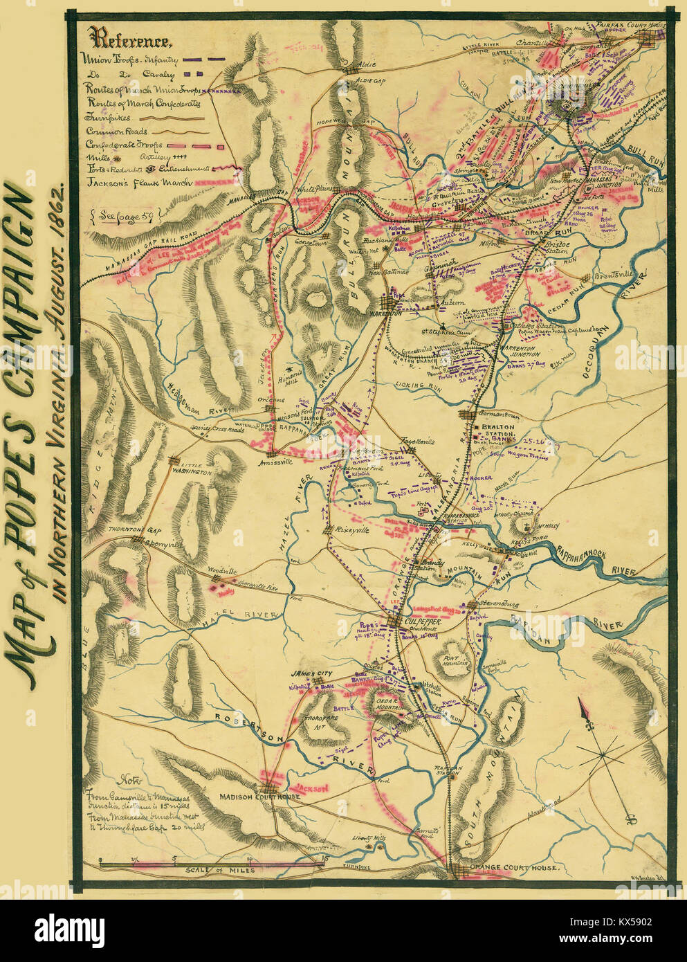 Battle of yorktown map hi-res stock photography and images - Alamy