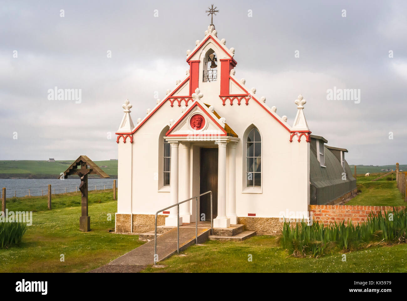 The Italian Chapel, a Catholic chapel, Lamb Holm, Orkney, Scotland ...