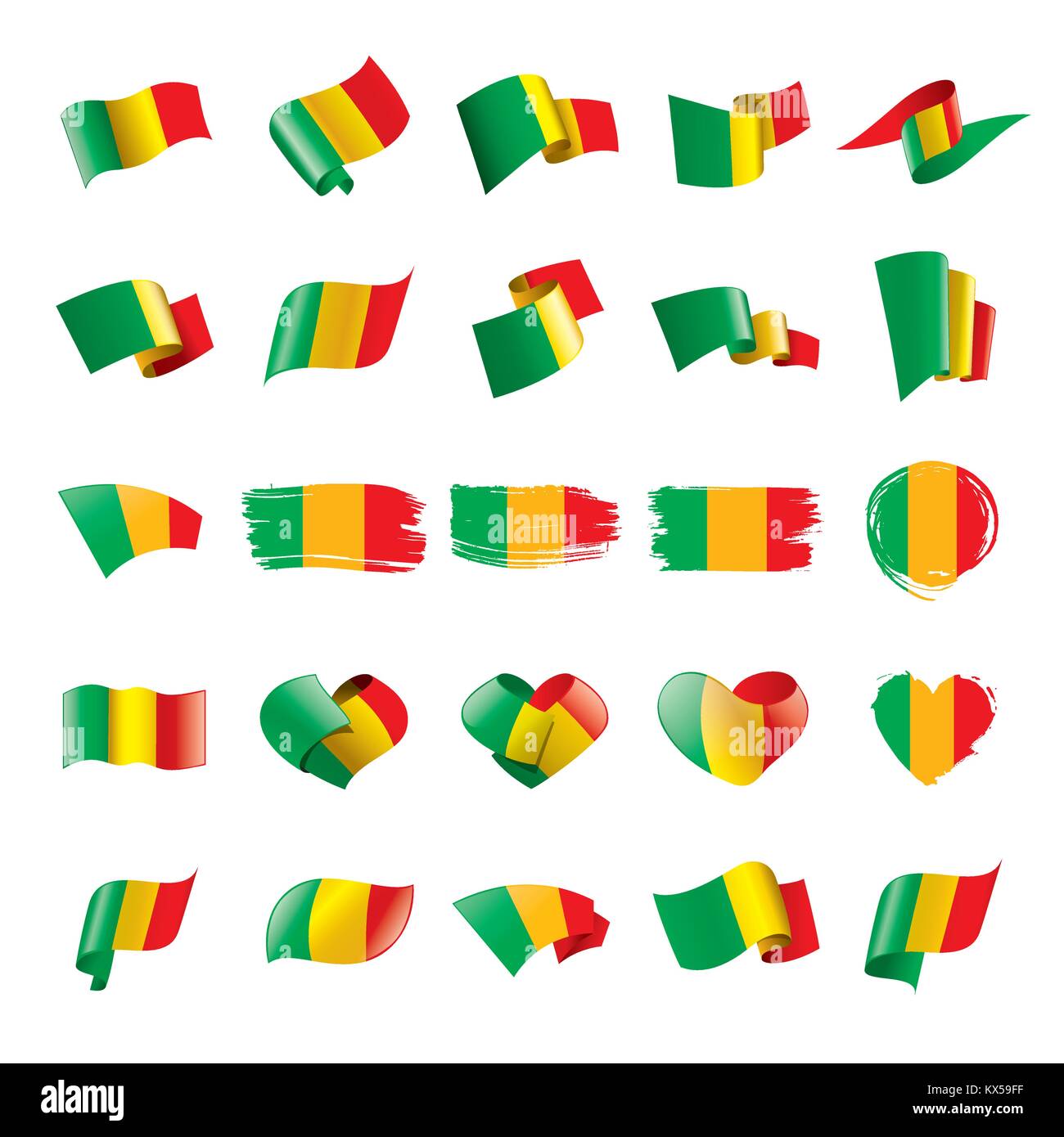Mali flag. Vector Stock Vector Image & Art - Alamy