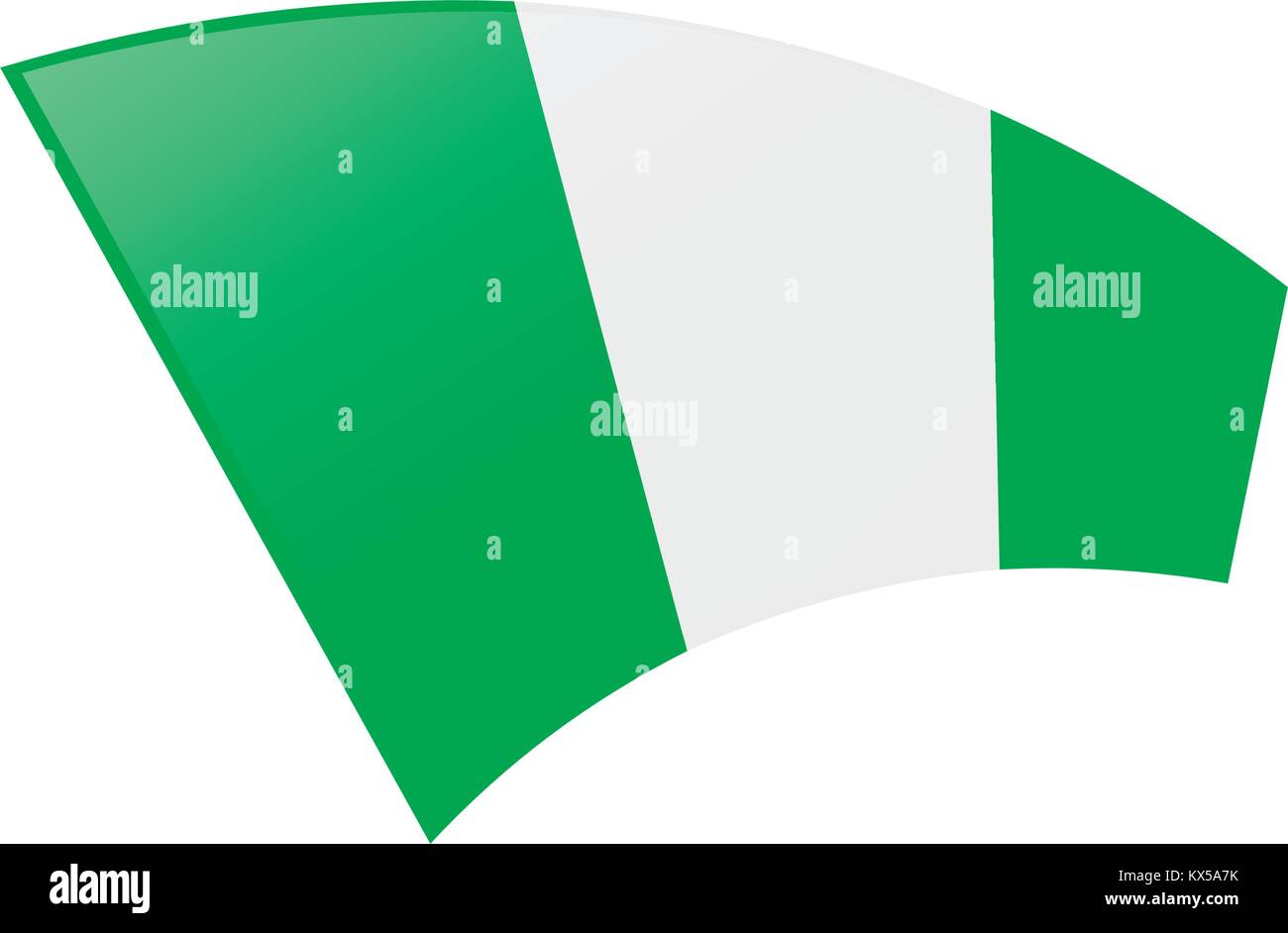 Nigeria flag, vector illustration Stock Vector Image & Art - Alamy