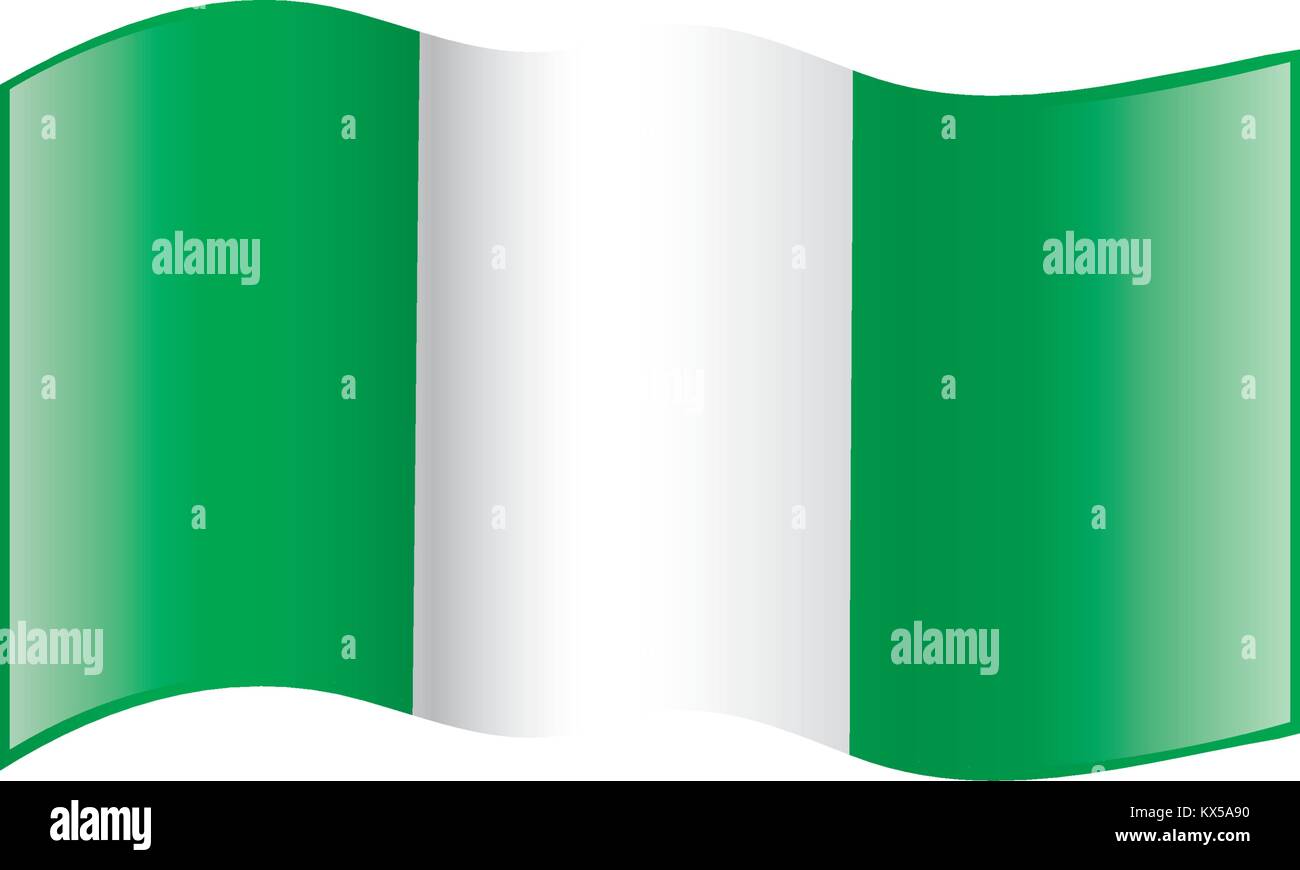 Nigeria flag, vector illustration Stock Vector Image & Art - Alamy