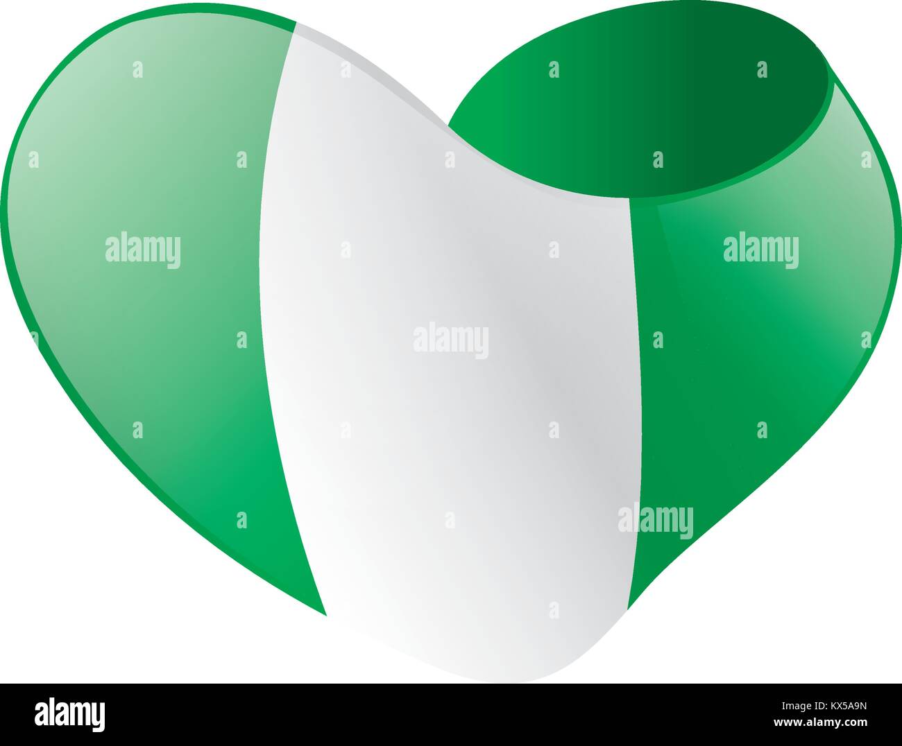 Nigeria flag, vector illustration Stock Vector Image & Art - Alamy