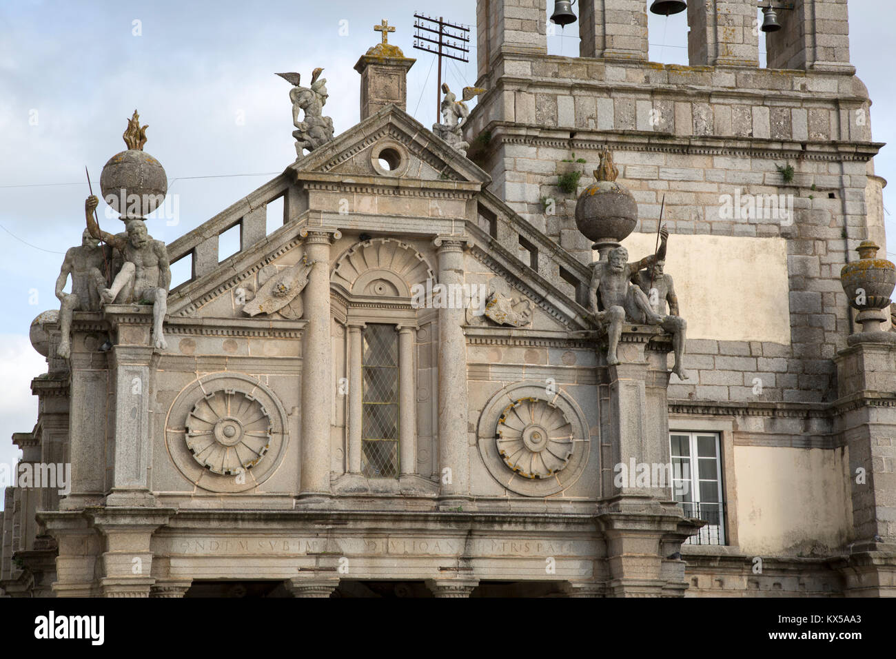 Graca Church Facade; Evora; Portugal Stock Photo - Alamy