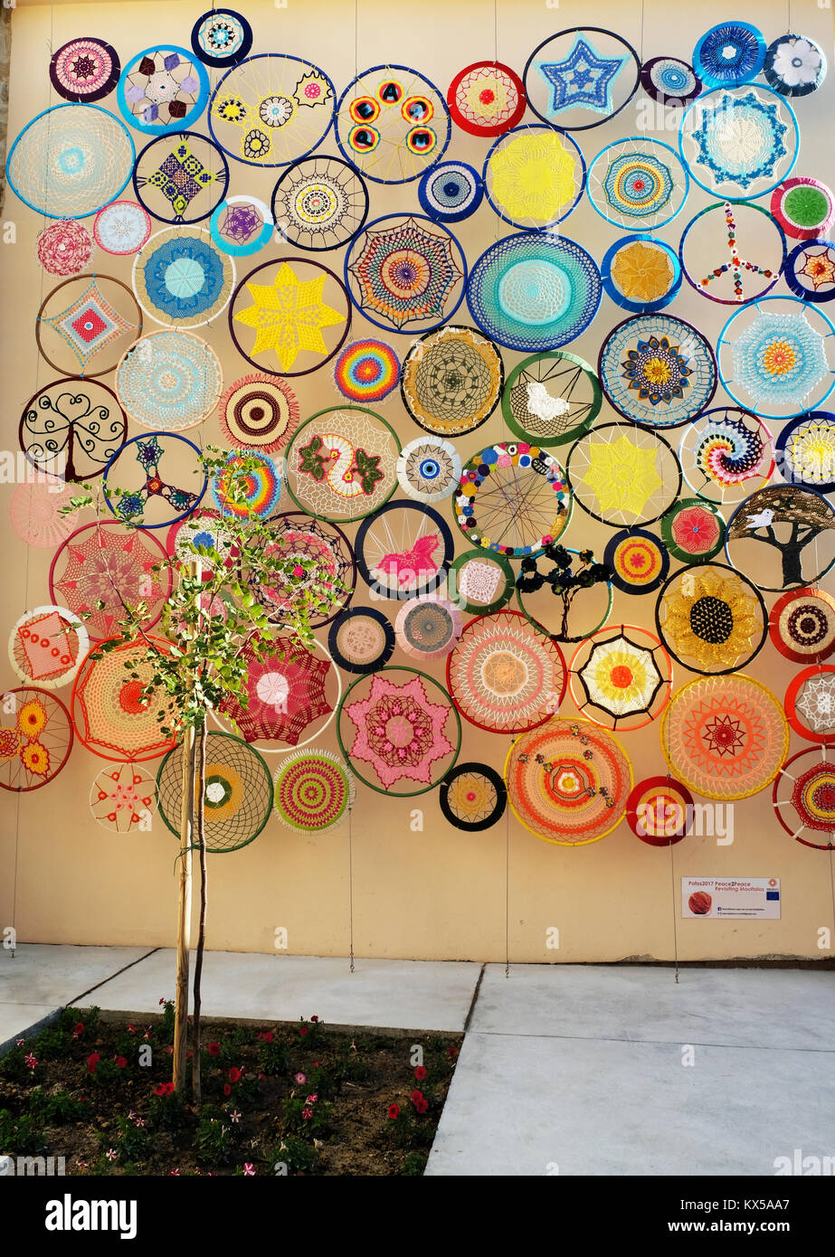 Peace2Peace Revisiting Mouttolas Crochet installation in Pafos old town ...