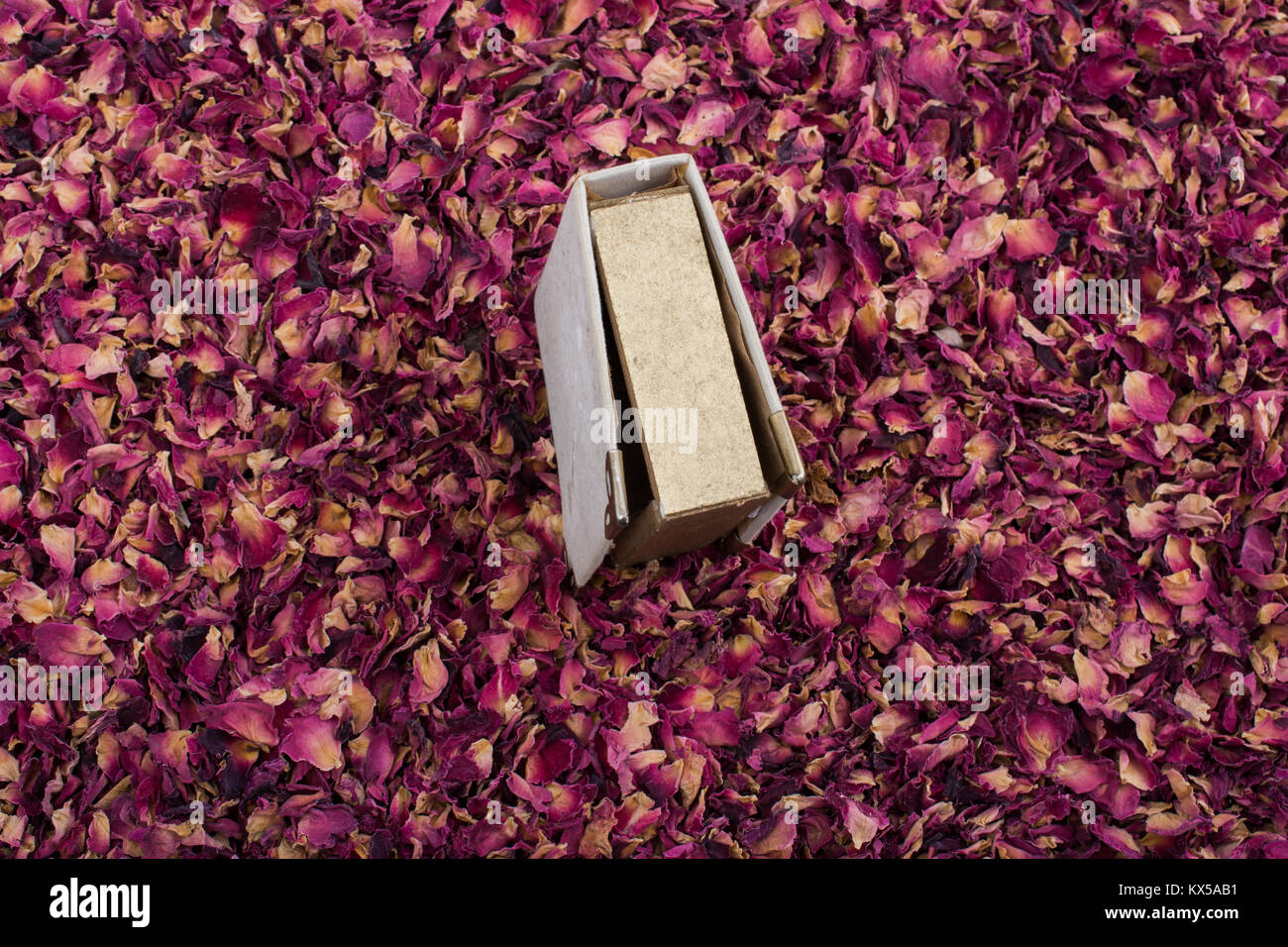 Background of dried rose petals as herbal tea Stock Photo - Alamy