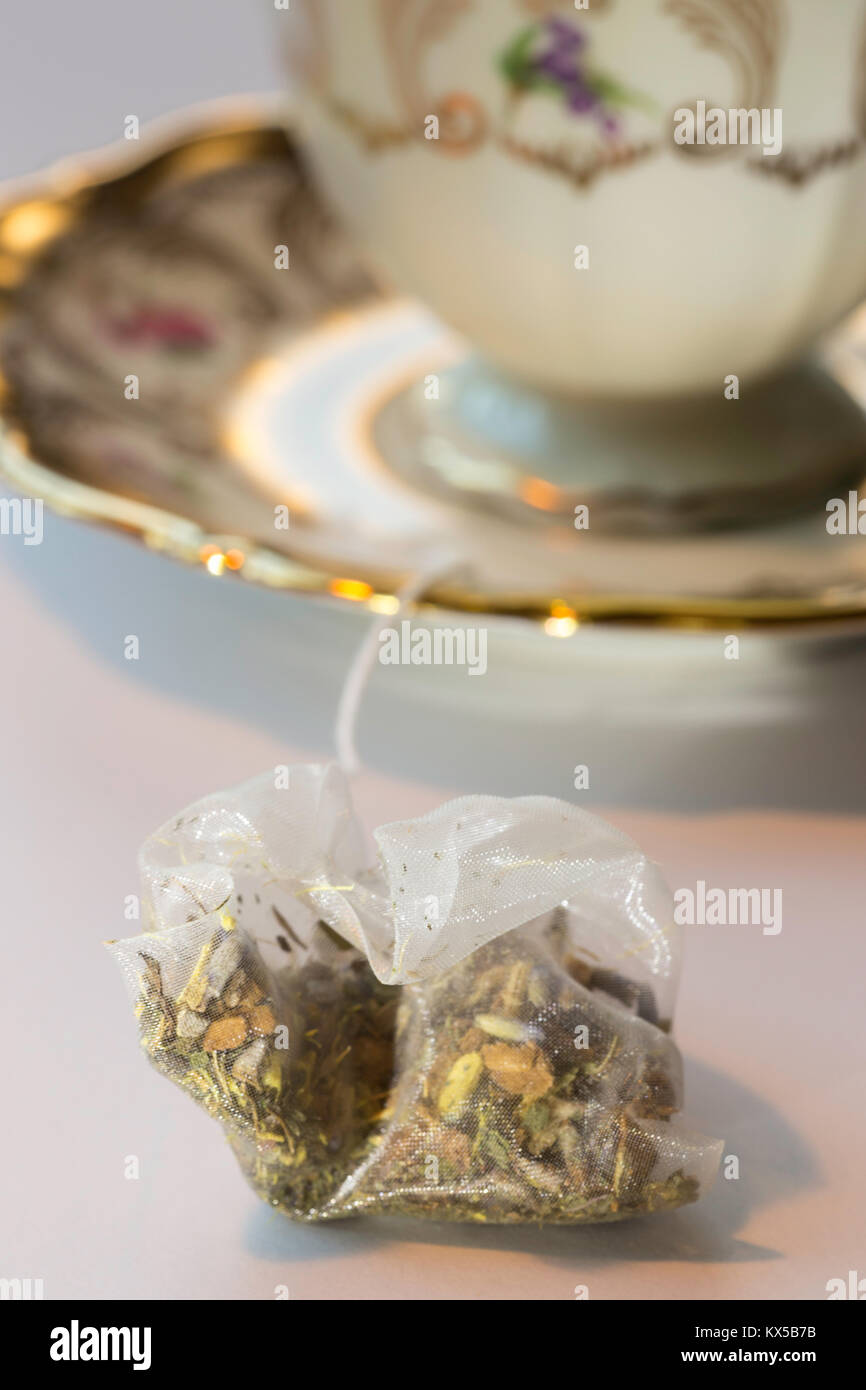 Vintage tea bag hi-res stock photography and images - Alamy