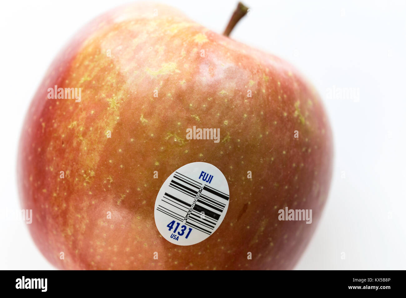 Ripe Fuji Apple Stock Photo - Alamy