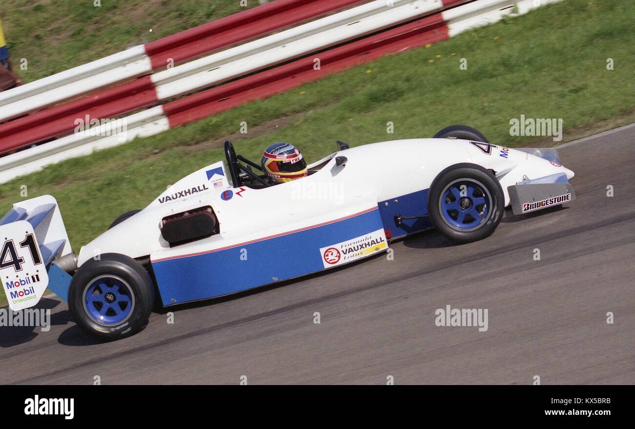 Zak Brown, British Formula Vauxhall Lotus 1992 Stock Photo - Alamy