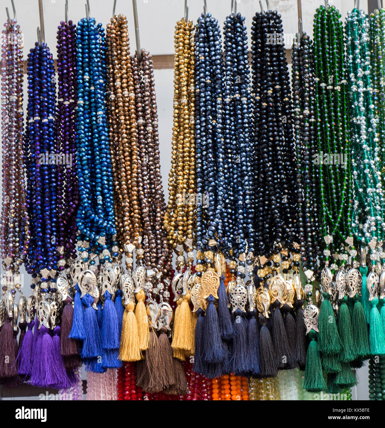 Set of praying beads of various colors Stock Photo - Alamy