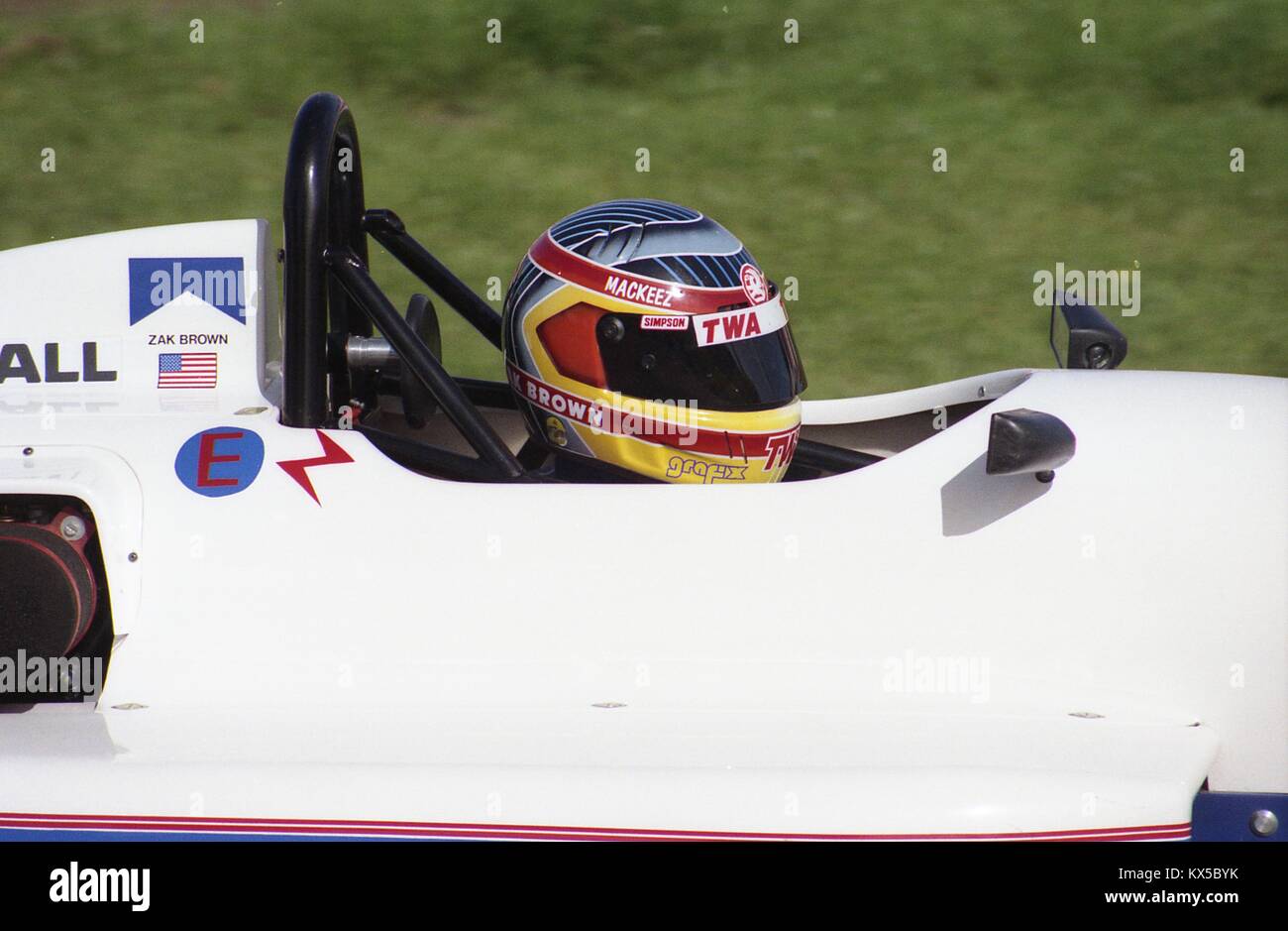 Zak Brown, British Formula Vauxhall Lotus 1992 Stock Photo - Alamy