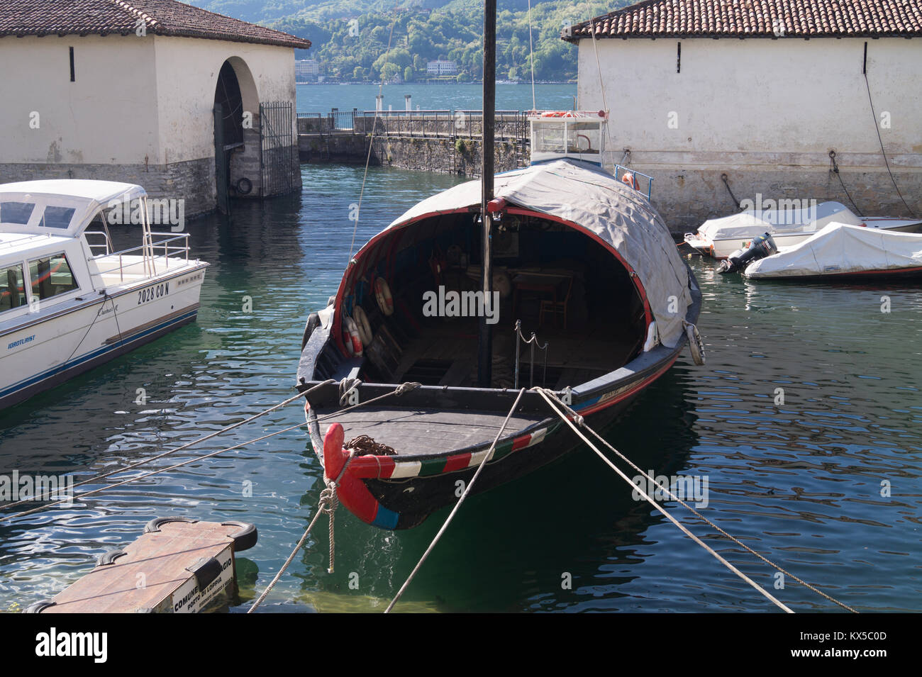 An Italian fishing boat Stock Photo - Alamy