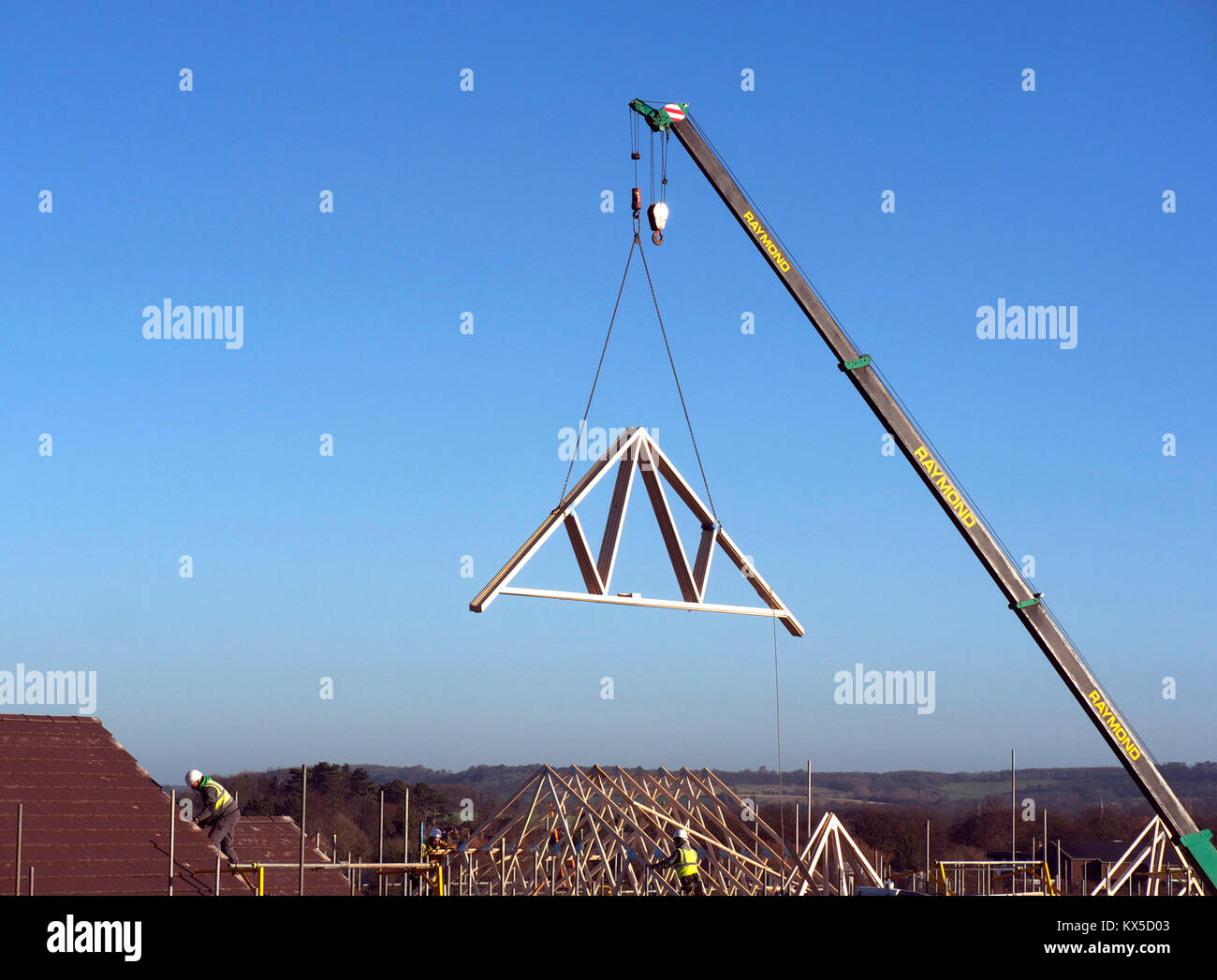 House being built uk hi-res stock photography and images - Alamy