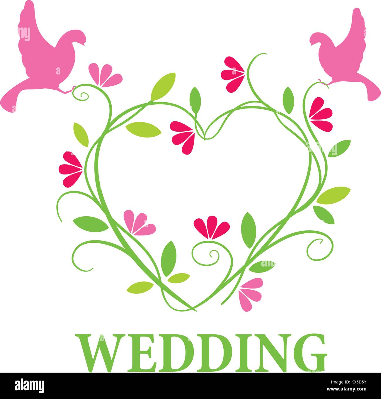 vector logo wedding Stock Vector Image & Art - Alamy