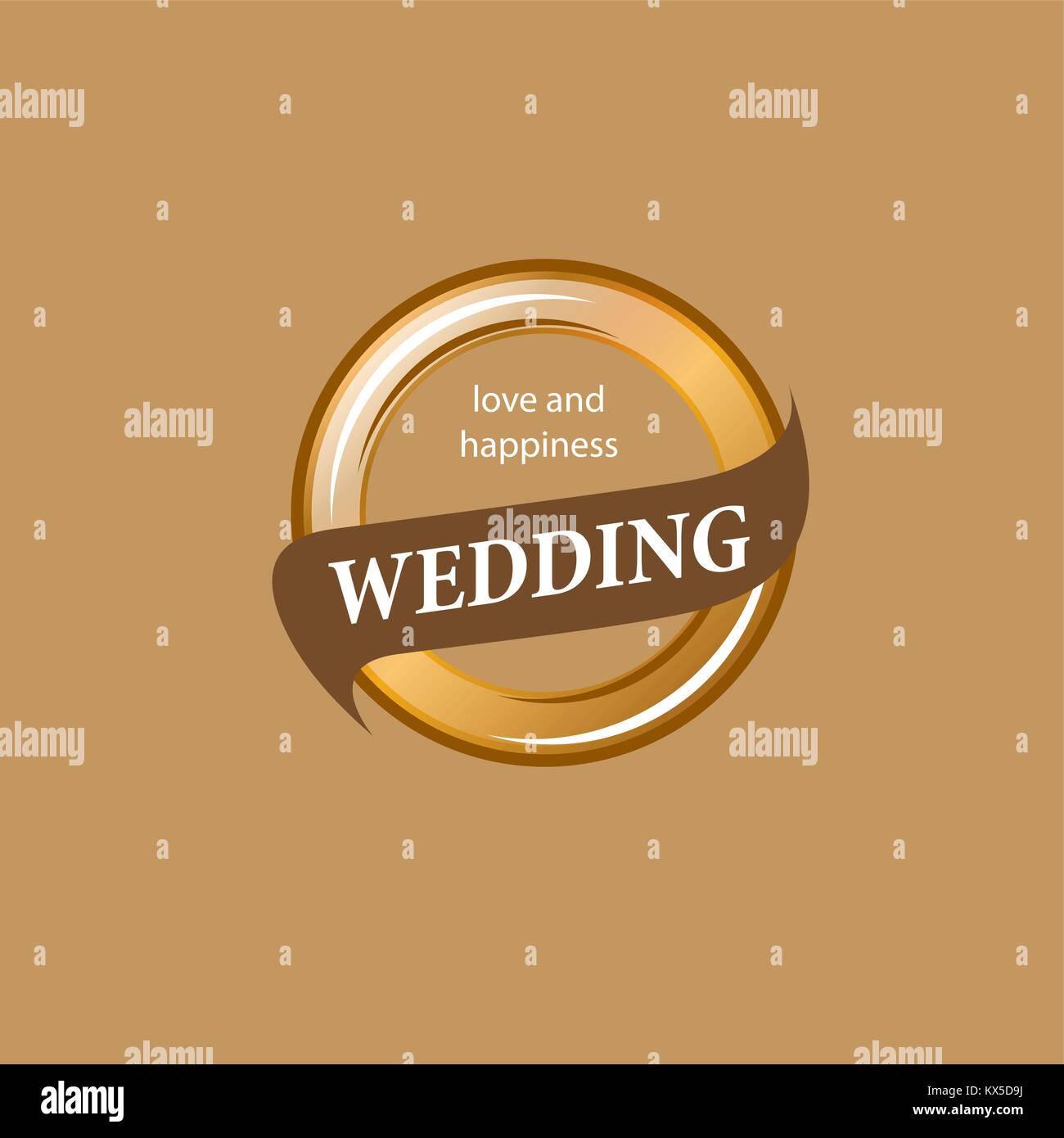 vector logo wedding Stock Vector Image & Art - Alamy