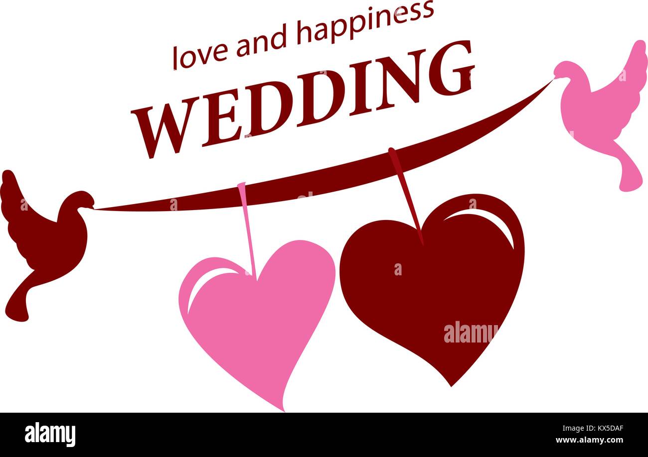 vector logo wedding Stock Vector Image & Art - Alamy