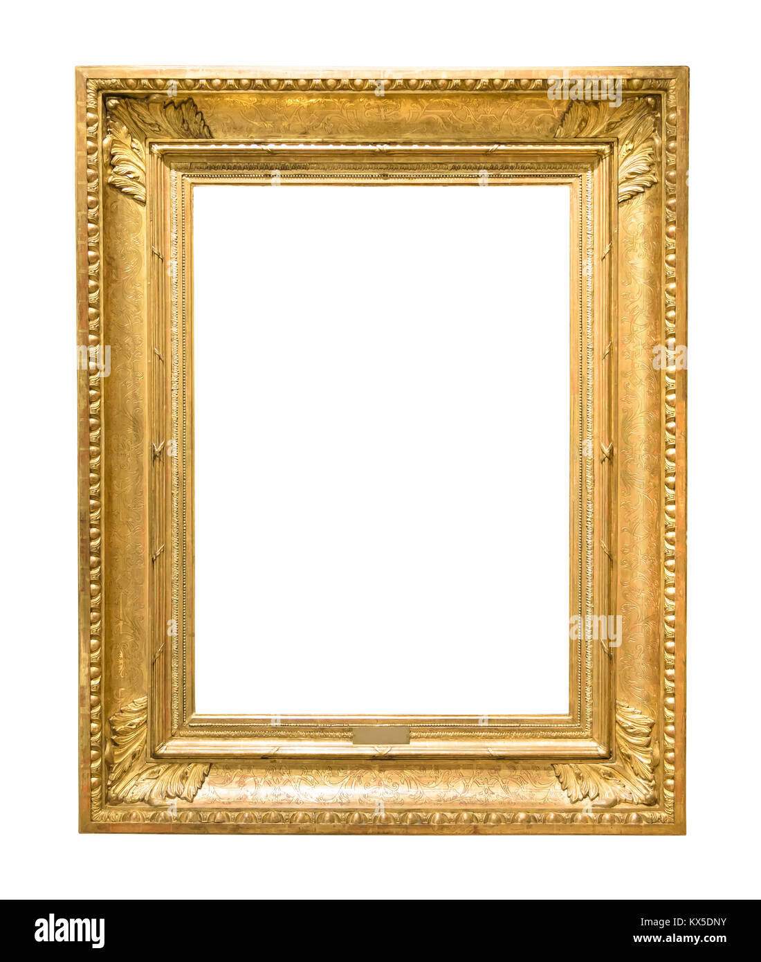 Museum wall gold frame hi-res stock photography and images - Alamy