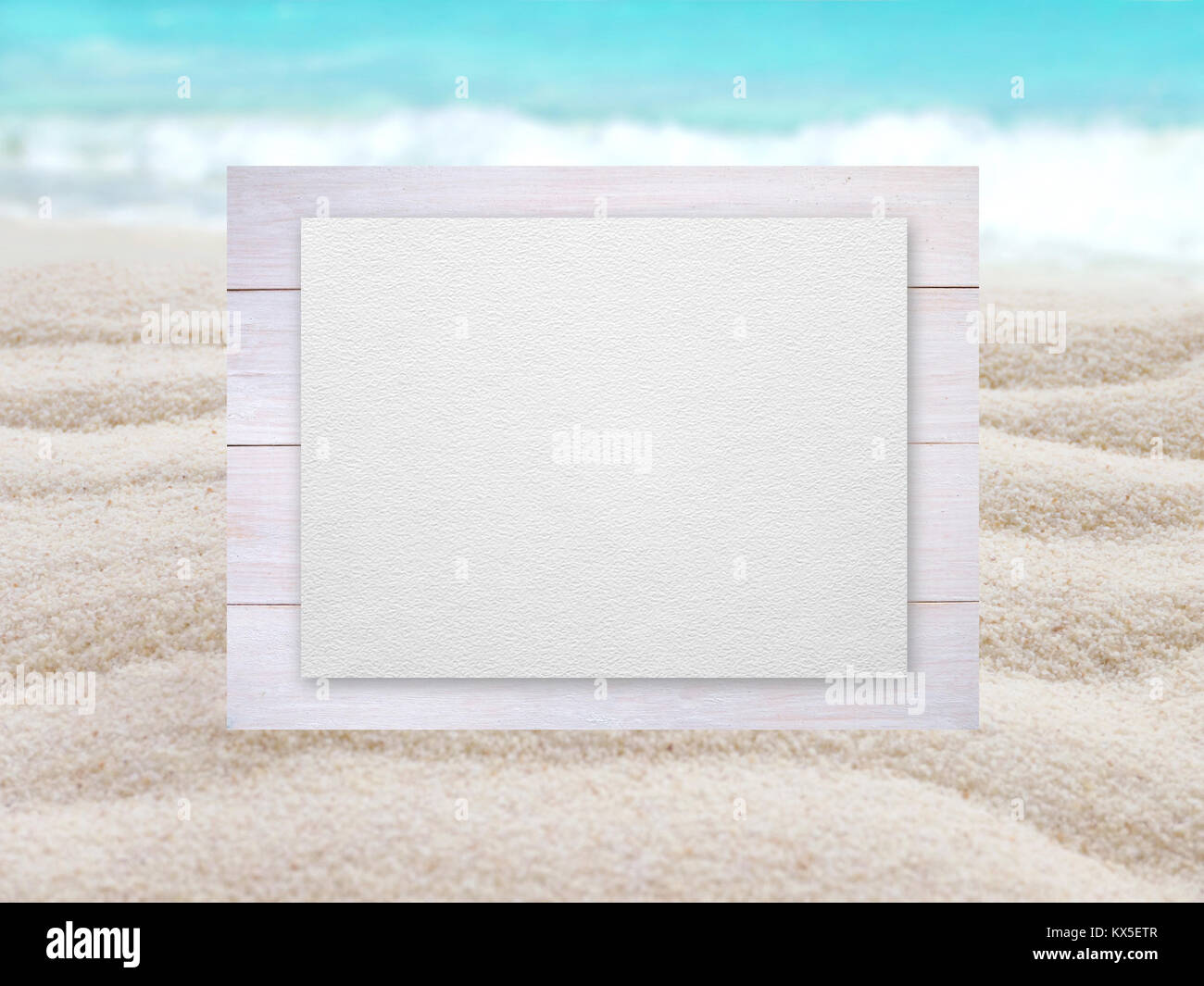 Watercolor beach painting hi-res stock photography and images - Alamy