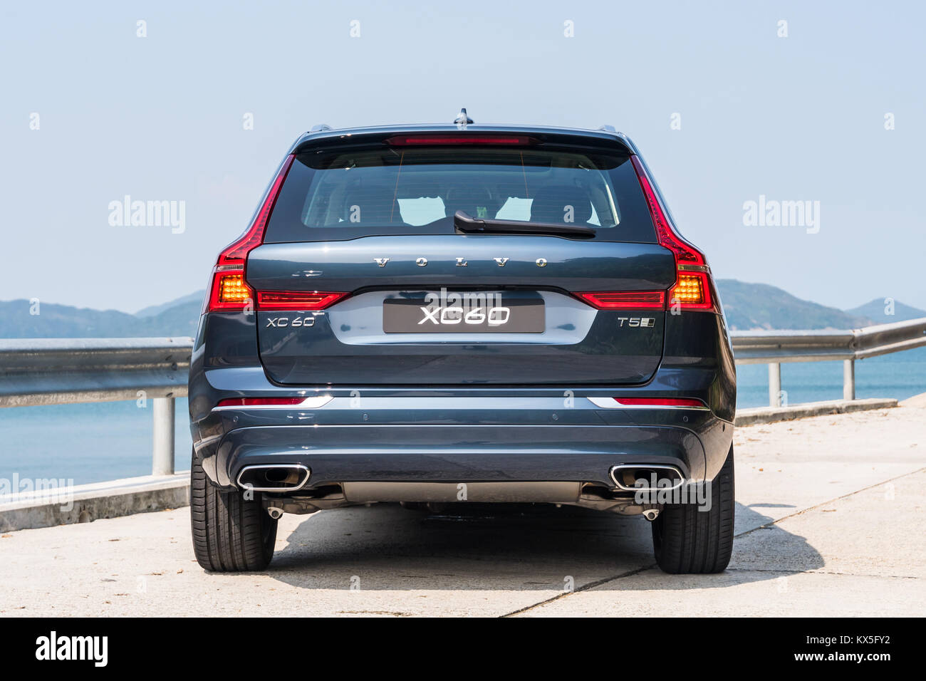 Hong Kong, China Aug 30, 2017 : Volvo XC60 2017 Test Drive Day Aug 30 ...