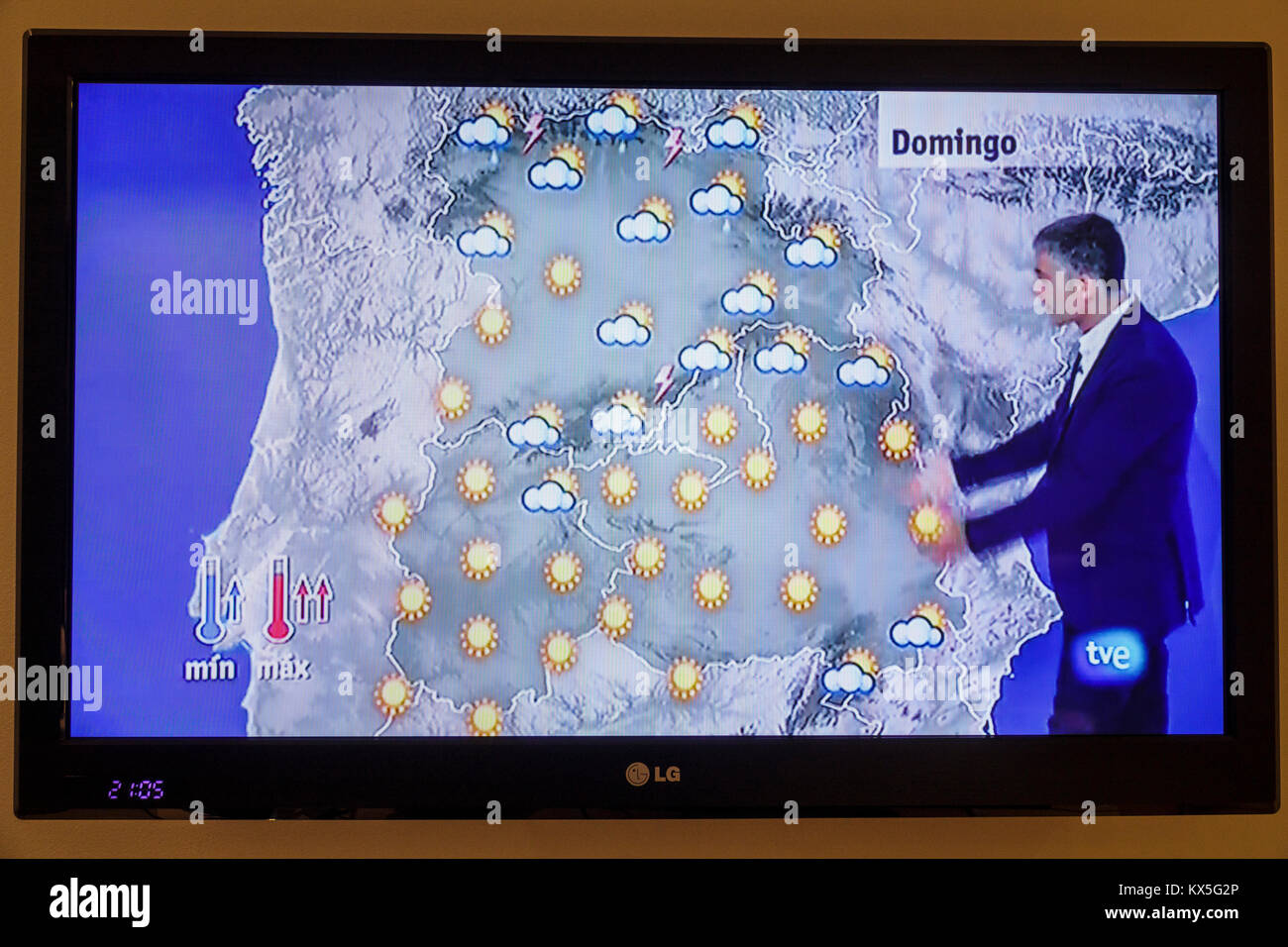 Tv Weather Report High Resolution Stock Photography and Images - Alamy