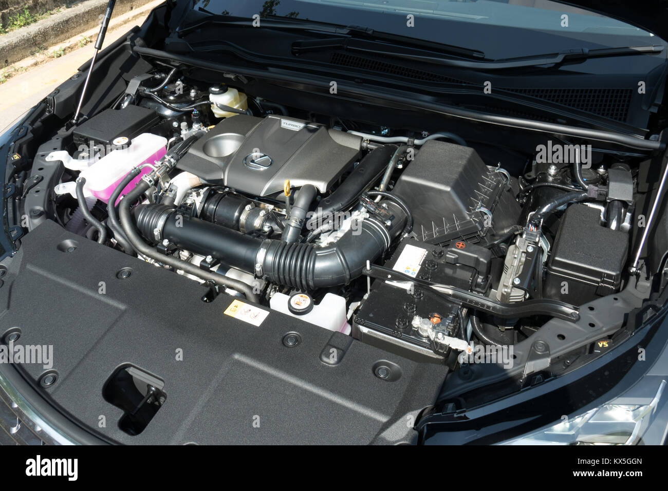 Hong Kong, China Oct 27, 2017 : Lexus NX 300 2017 Engine Oct 27 2017 in ...