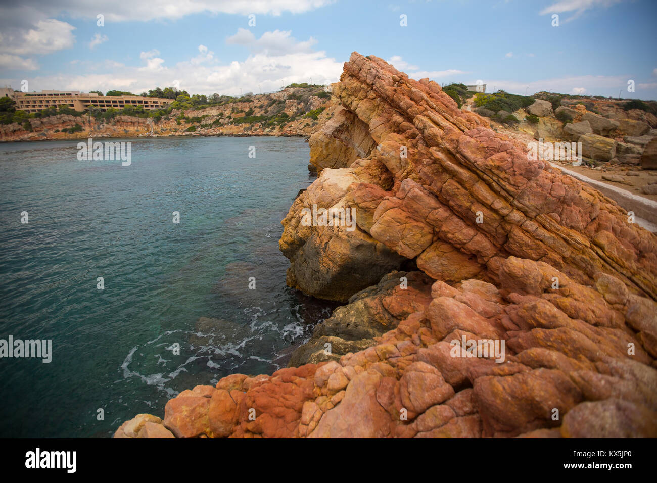 Athens coastline resort hi-res stock photography and images - Alamy