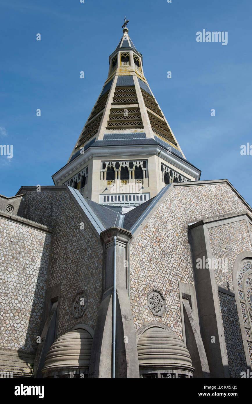 Saint Julien Church in the town of Domfront in France was erected in ...