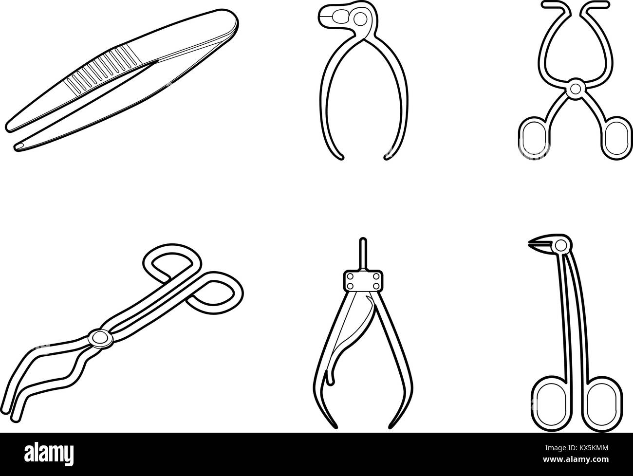Forceps icon set, outline style Stock Vector Image & Art - Alamy Forceps icon set, outline style Stock Vector Image & Art - Alamy