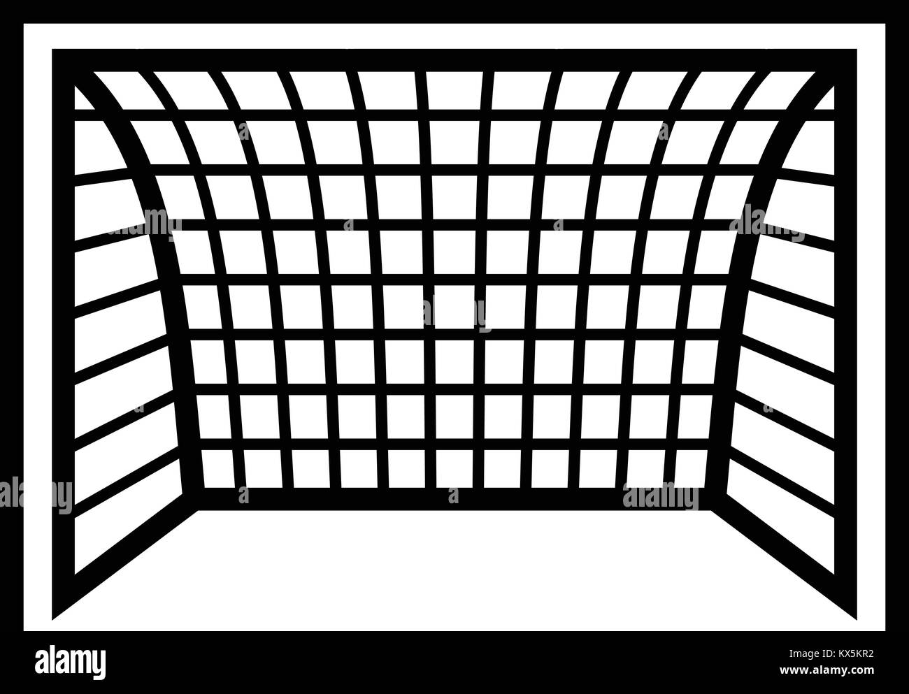 Football Goal Post Black and White Stock Photos & Images - Alamy