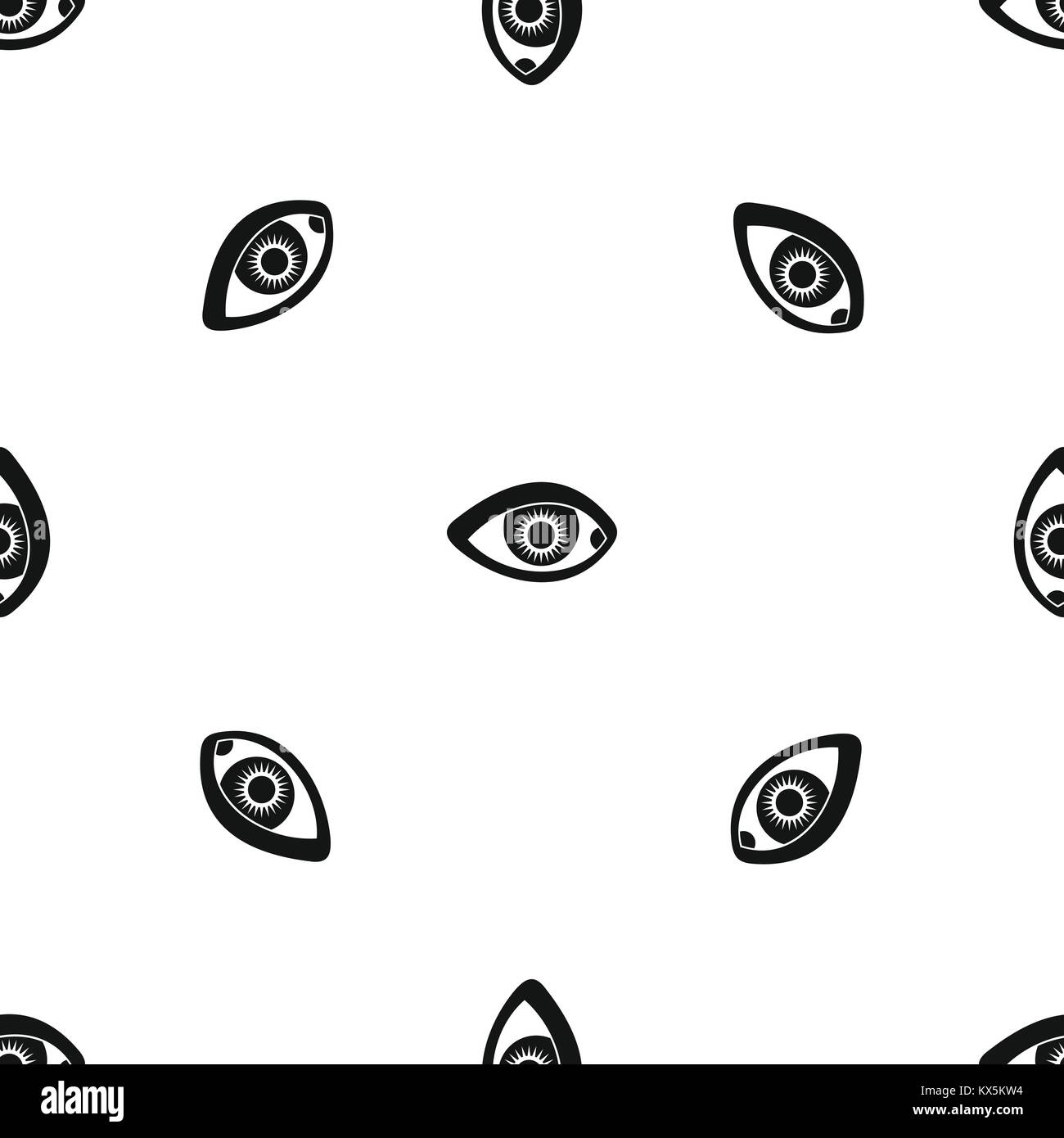 Eye pattern seamless black Stock Vector Image & Art - Alamy