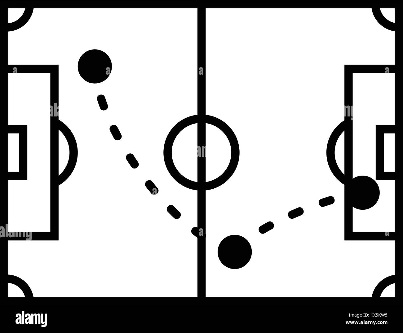 Football strategy icon, simple black style Stock Vector Image & Art - Alamy