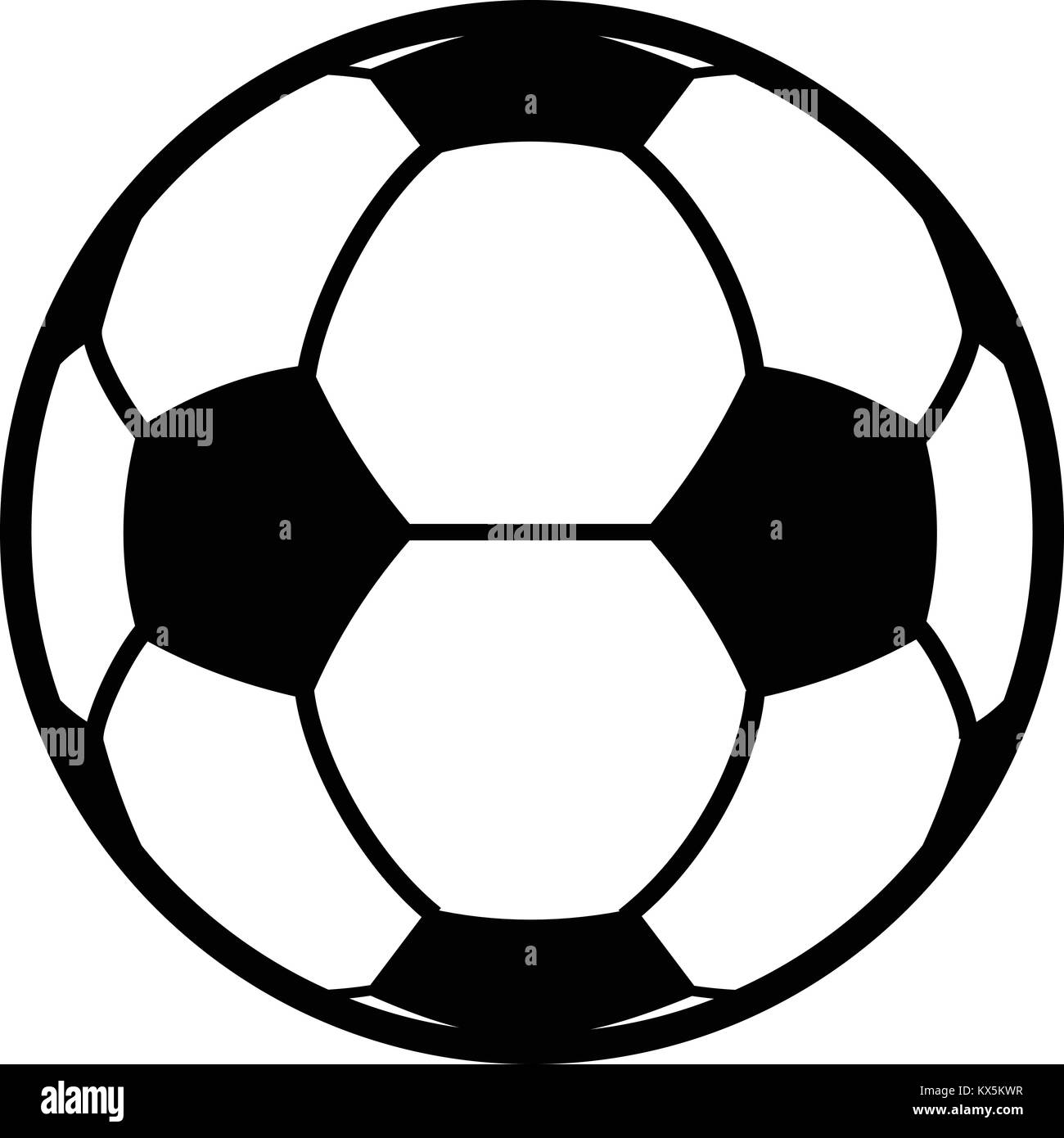 Football icon, simple black style Stock Vector Image & Art - Alamy