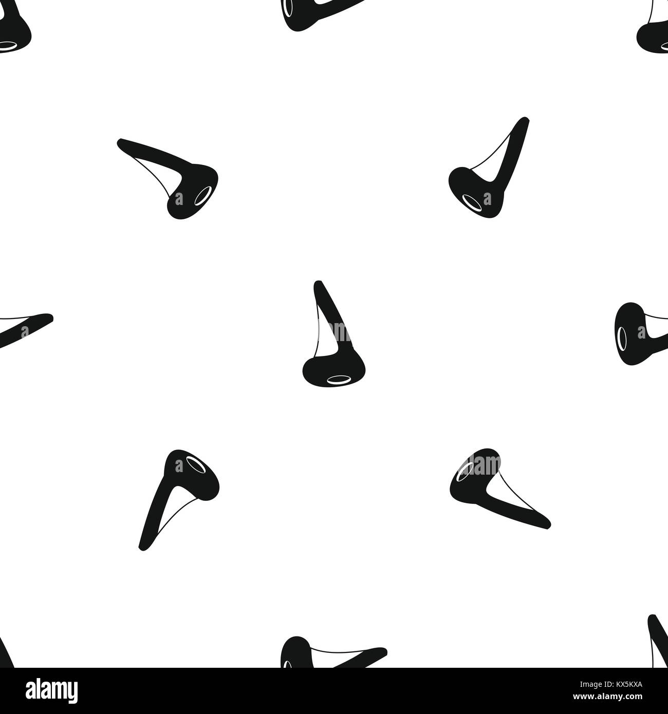 Nose side view pattern seamless black Stock Vector Image & Art - Alamy