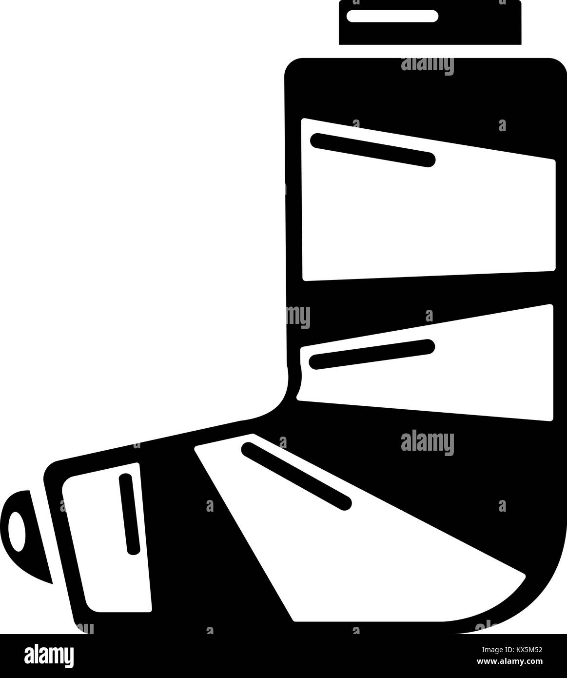 Foot plaster Black and White Stock Photos & Images - Alamy