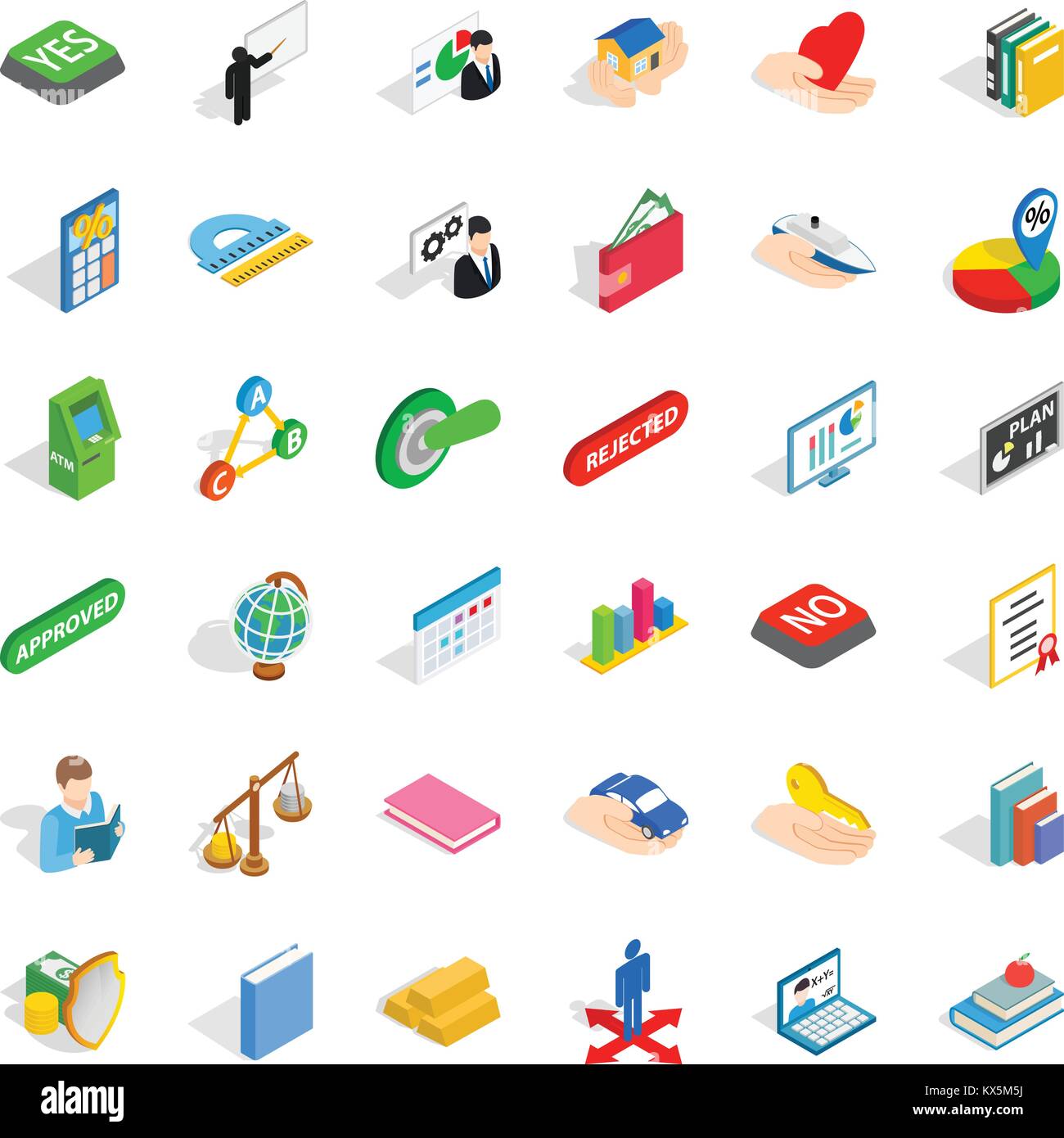 Rejected icon green screen hi-res stock photography and images - Alamy