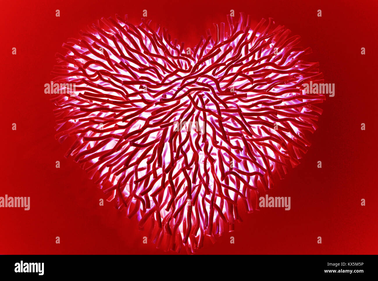 Valentines heart shape Stock Photo - Alamy
