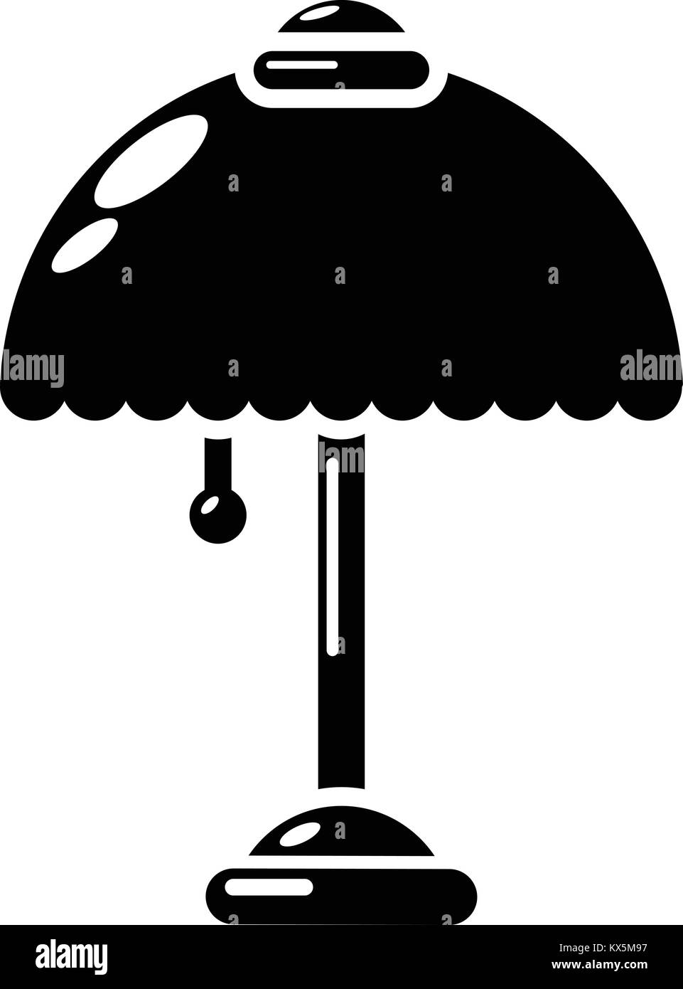Night light icon, simple black style Stock Vector Image & Art - Alamy