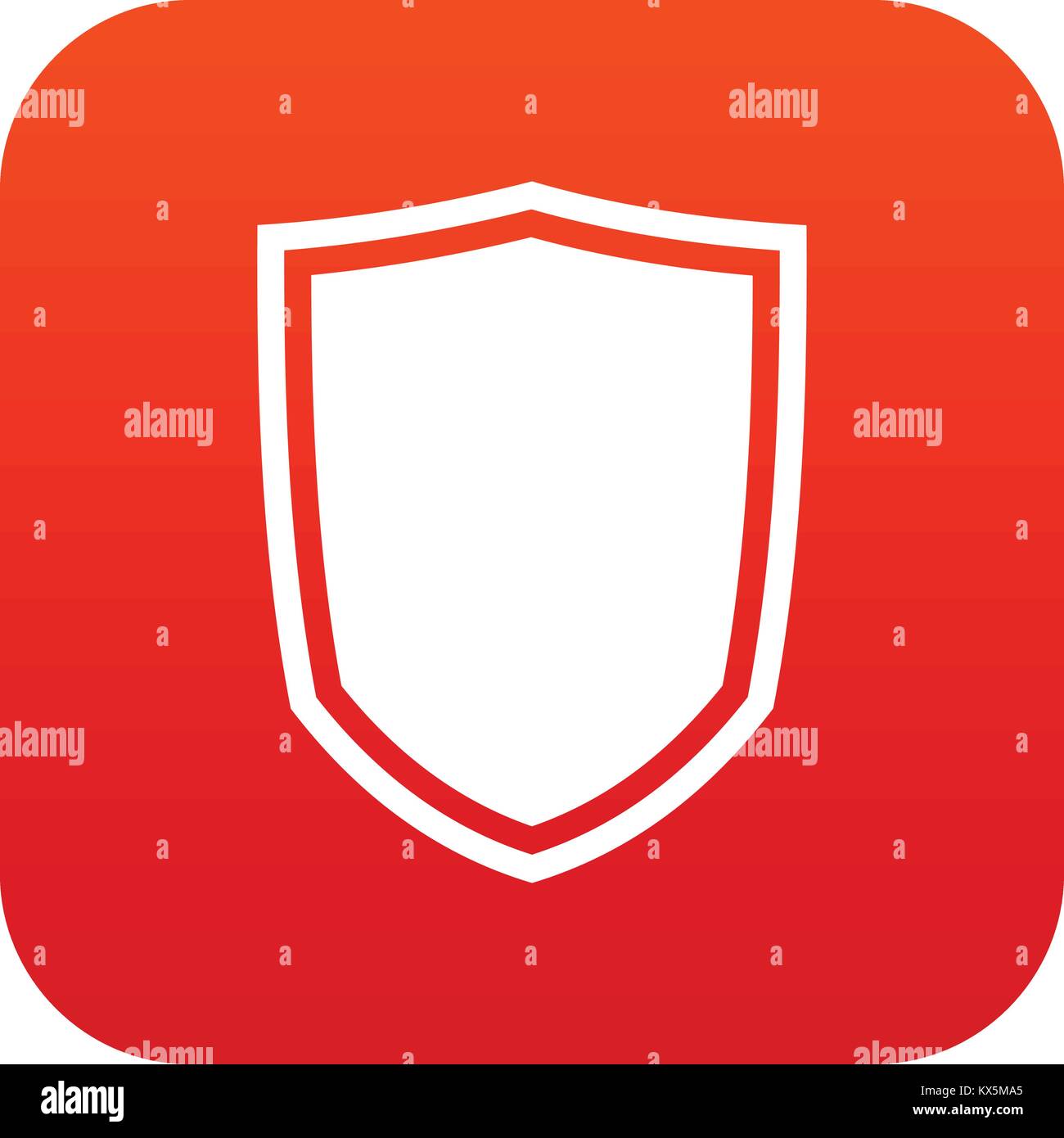 Military shield icon digital red Stock Vector Image & Art - Alamy