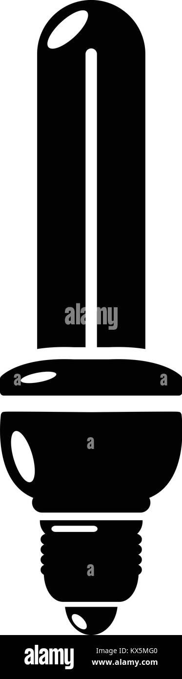 Light bulb energy icon, simple black style Stock Vector Image & Art - Alamy