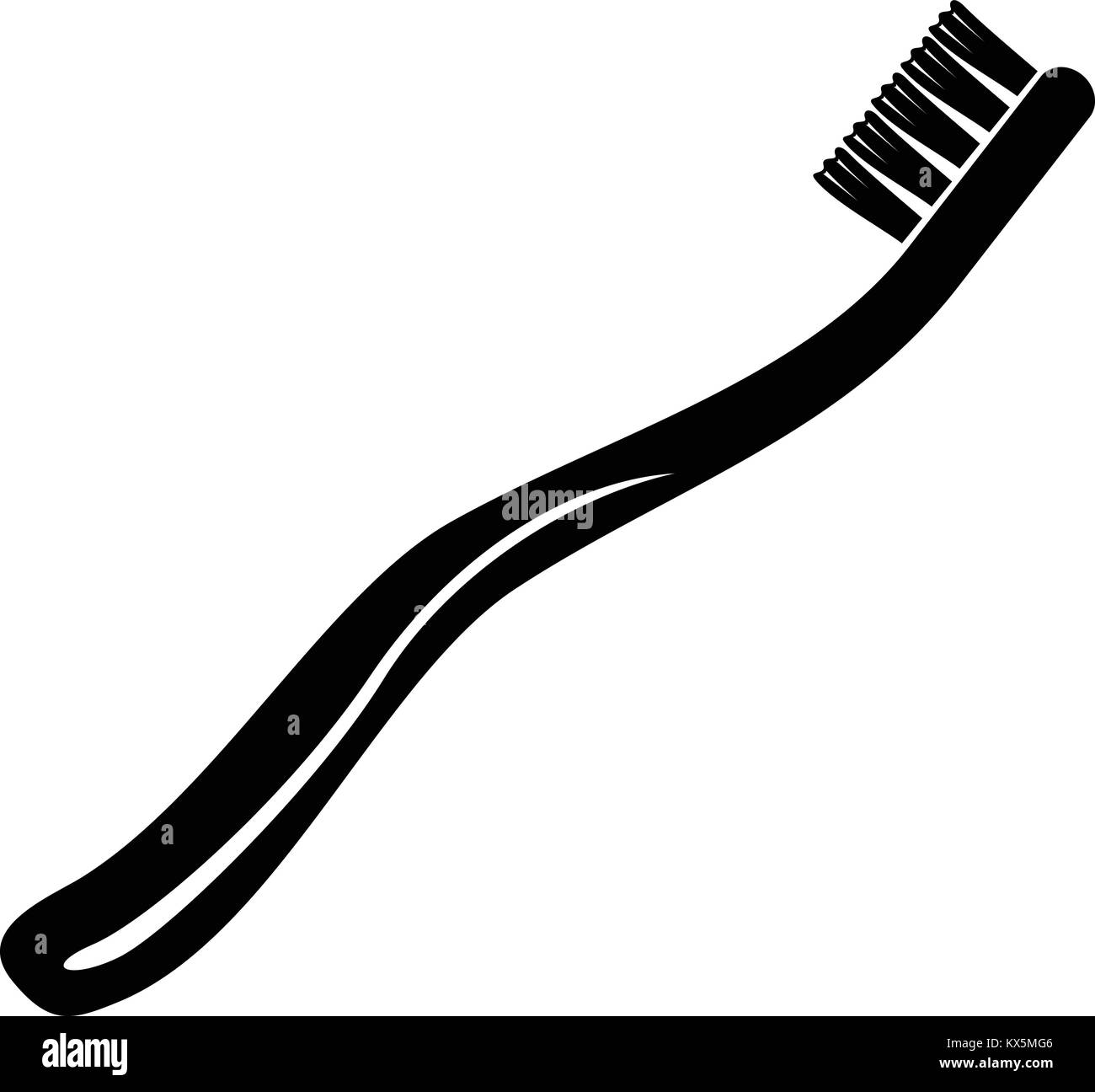 Toothbrush icon, simple black style Stock Vector Image & Art - Alamy