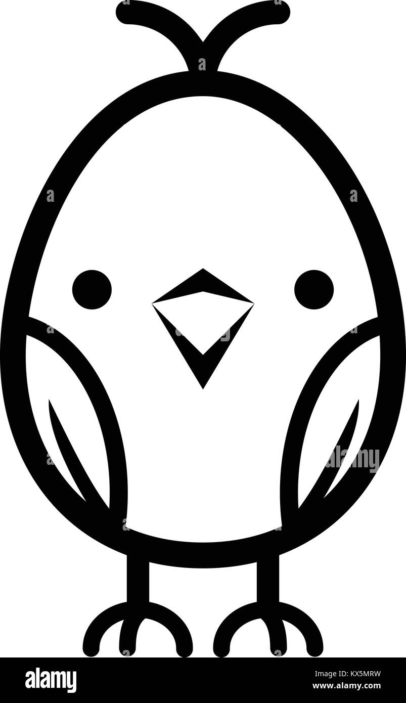 Chick icon, simple black style Stock Vector Image & Art - Alamy