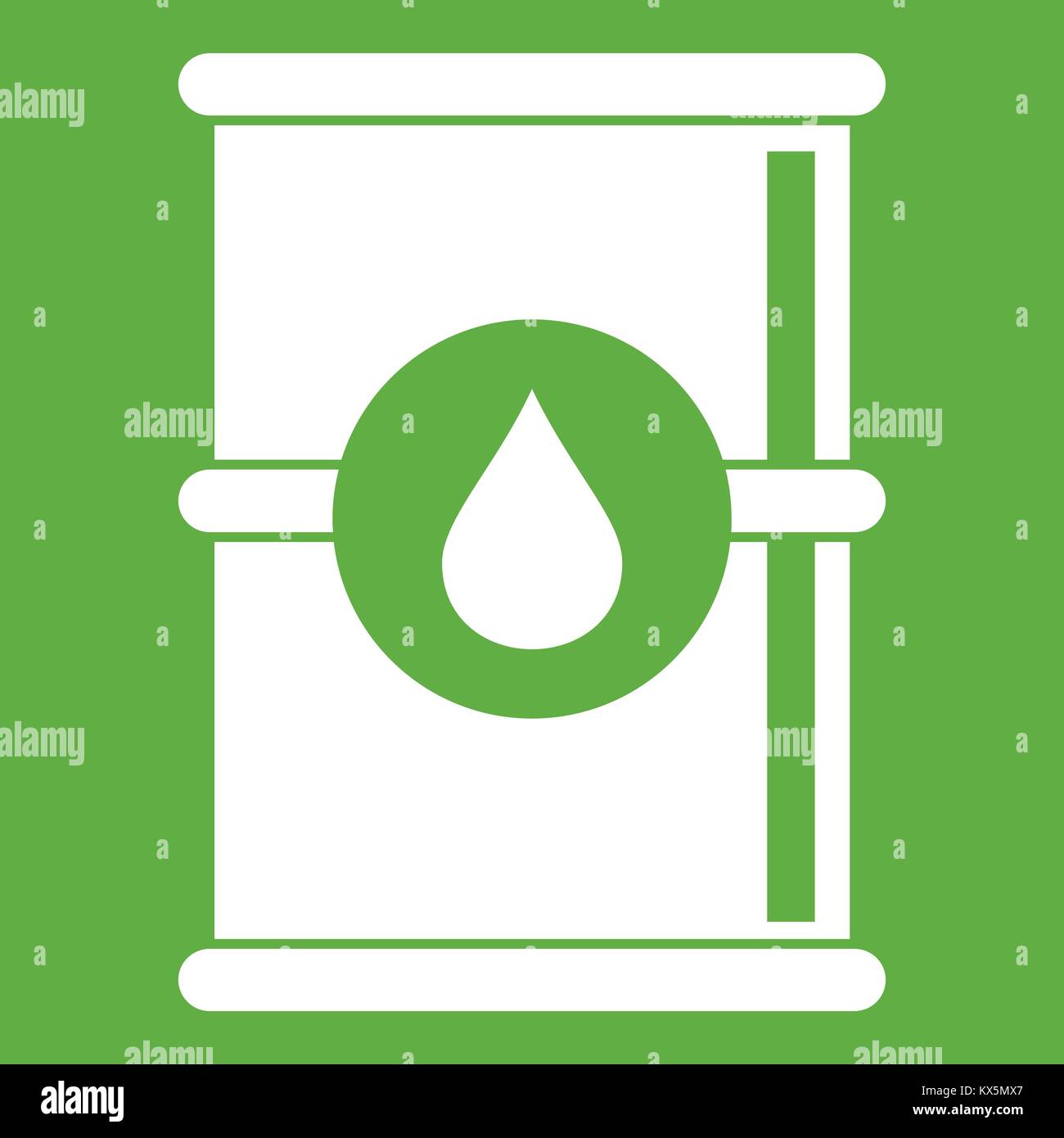 Barrel of oil icon green Stock Vector Image & Art - Alamy