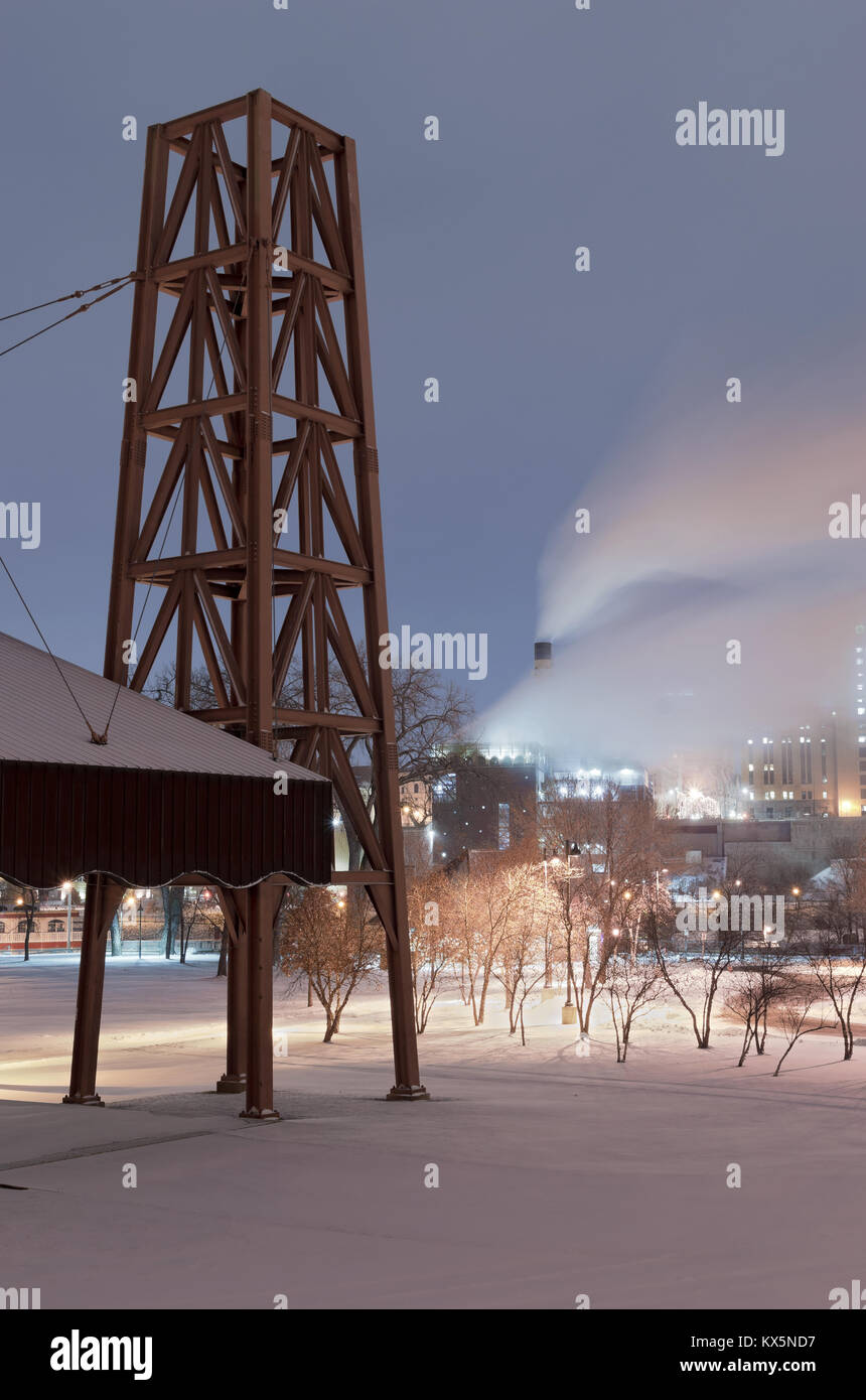harriet island regional park environs and saint paul cityscape along ...
