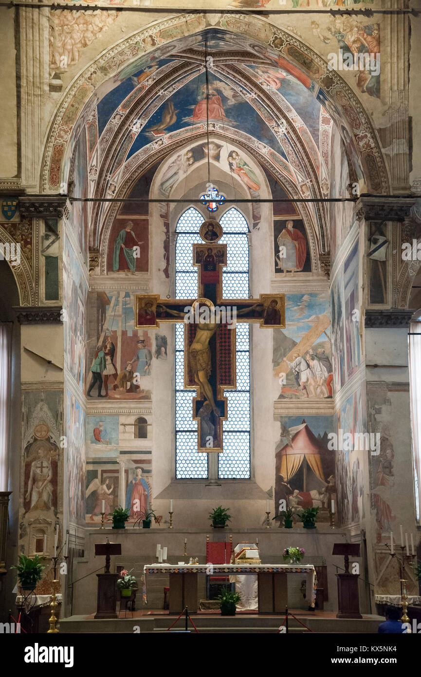 Fresco cycle The Legend of the True Cross by Piero della Francesca in ...