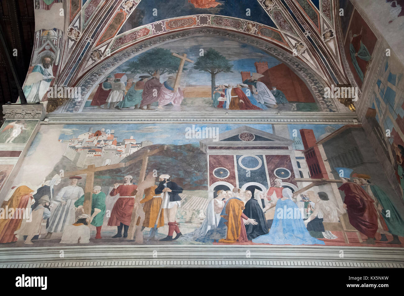 Fresco cycle The Legend of the True Cross by Piero della Francesca in ...